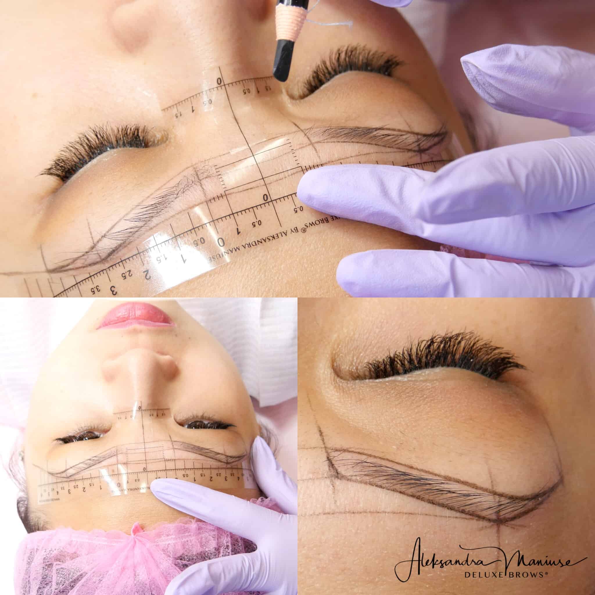 Deluxe Brows® Brow Mapping Sticky Symmetry Ruler